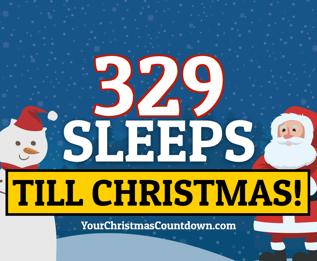 Your Christmas Countdown 2021 | Days Until Christmas | Sleeps To Xmas